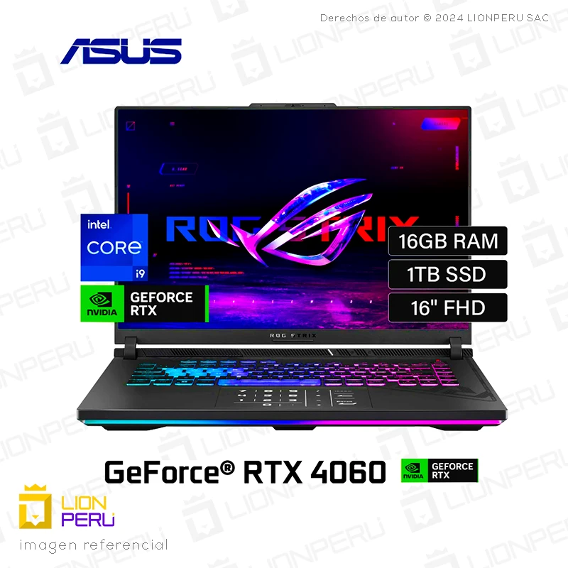ASUS ROG Strix G614JVR-N3063W , Corei9, 16GB, 1TB SSD, 16