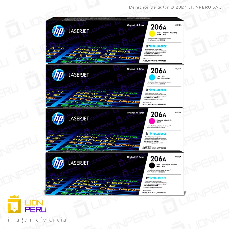 206A | HP Toner Cartucho Pack Completo Original 🎯