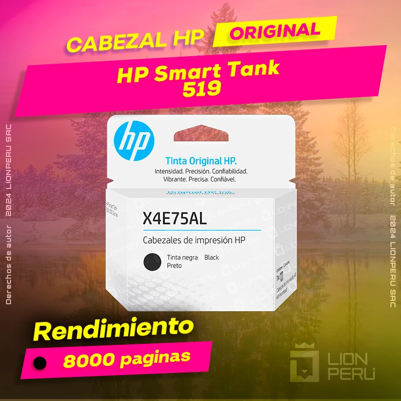 Cabezal HP 519 Smart Tank All-In-One Cartucho Original